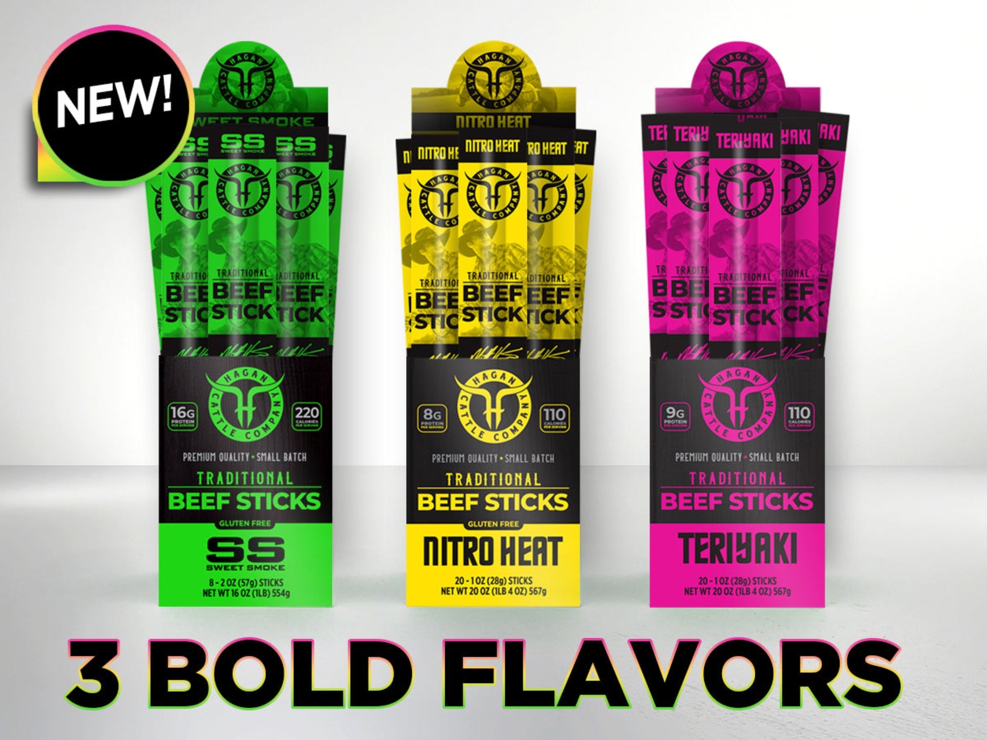 Premium Beef Sticks – Hagan Cattle Company